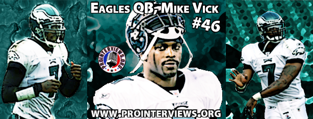 Pro Bowl, Eagles QB, Mike Vick Interview | Pro Interviews