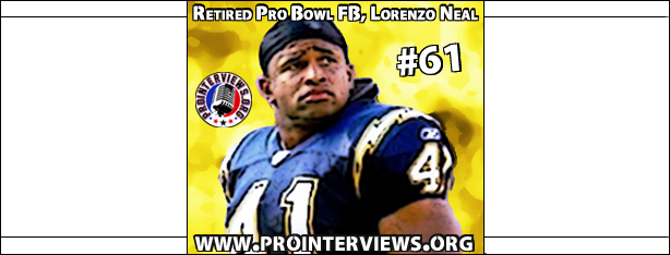 Retired Pro Bowl NFL fullback, Lorenzo Neal Interview | Pro Interviews