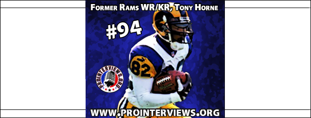 Former Rams Special Teams Captain from the Greatest Show on Turf, Tony ...